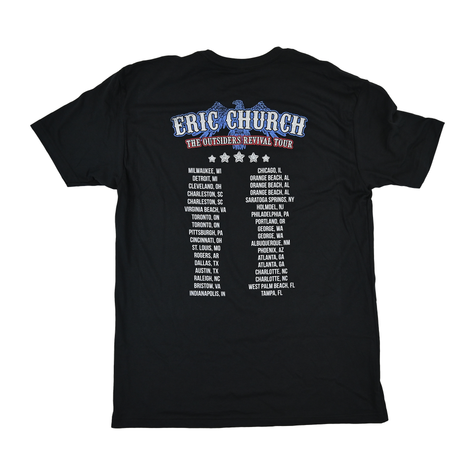 The Outsiders Revival Tour - Chief Shield T-Shirt – Chief Merchandise